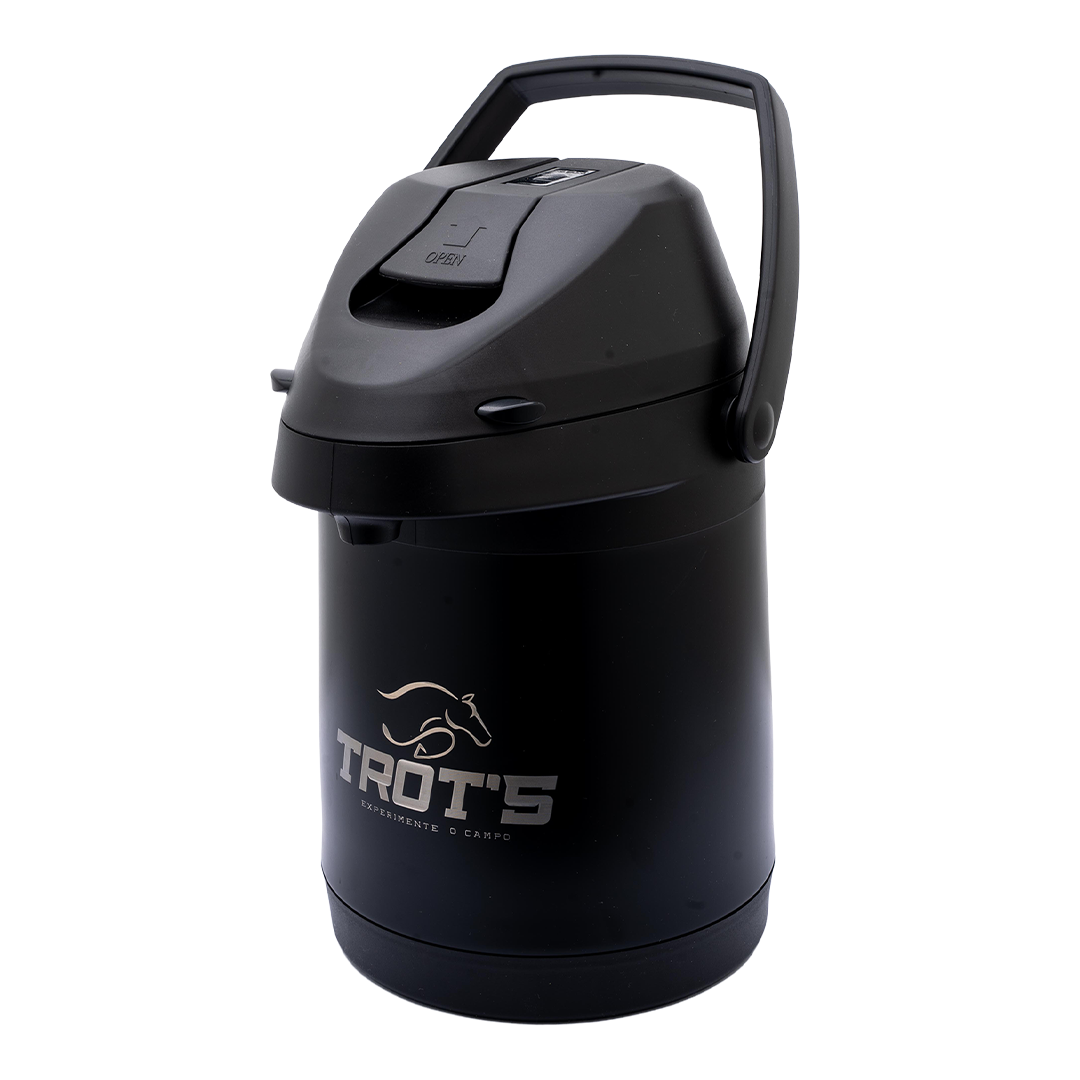 Garrafa Térmica TROT’S – Preta 2,5L – TROT'S - Loja Oficial