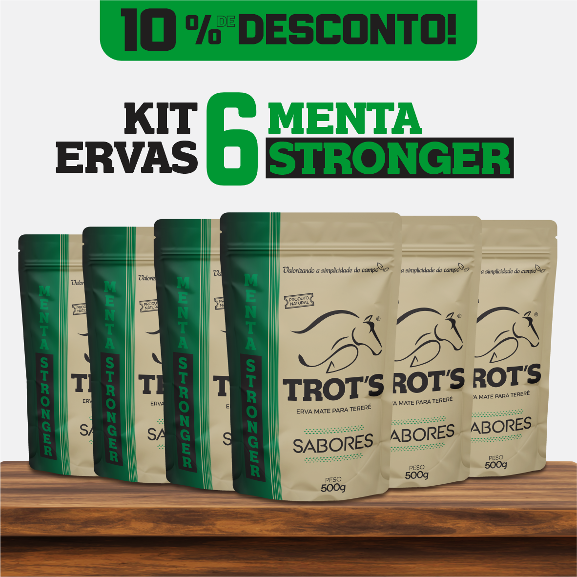 Kit 6 Ervas Menta Stronger – TROT'S - Loja Oficial
